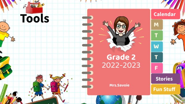 MY GRADE 2 PLANNING - 2022-2023