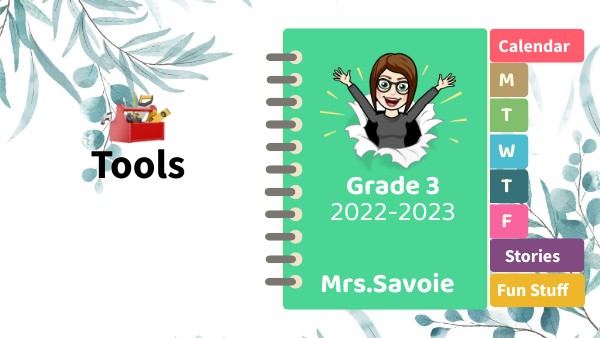 MY GRADE 3 PLANNING - 2022-2023