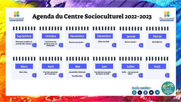 Agenda 2022-2023 | Genially