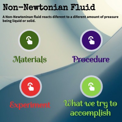 Non-newtonian fluids experiment | Genially
