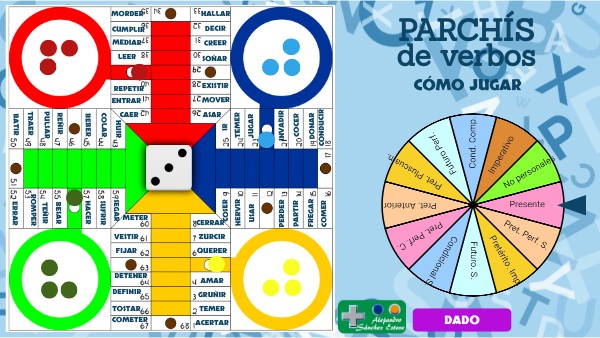 Parchís de verbos