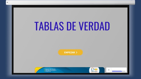 OVA TABLAS DE VERDAD | Genially