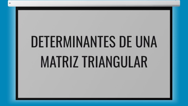 MATRIZ TRIANGULAR