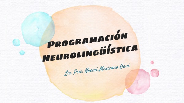PNL Historia y Conceptos Básicos | Genially