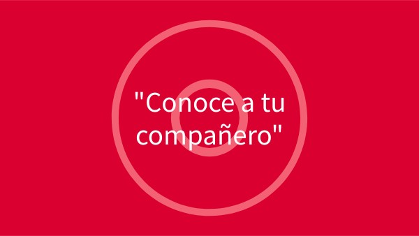 Conoce a tus compañeros