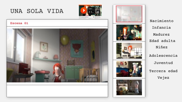 Una sola vida - Storyboard