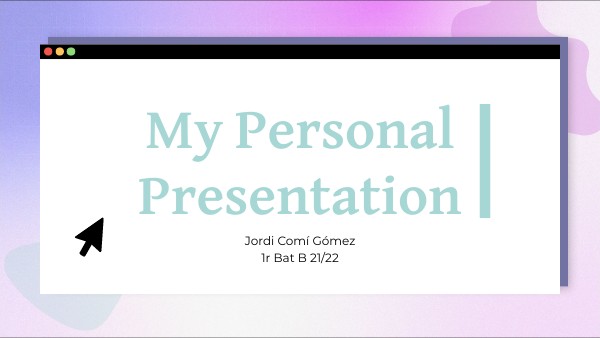 My Personal Presentation | Genially