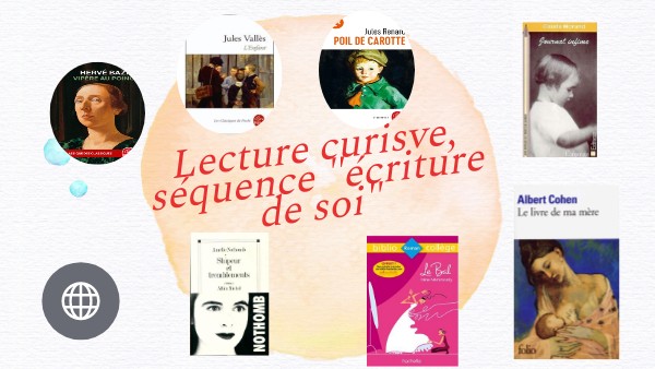Lecture cursive "écriture de soi"