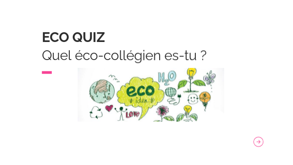 Eco quizz | Genially