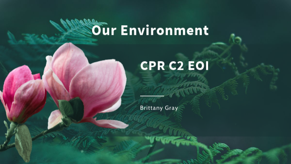 C2 CPR EOI The Environment