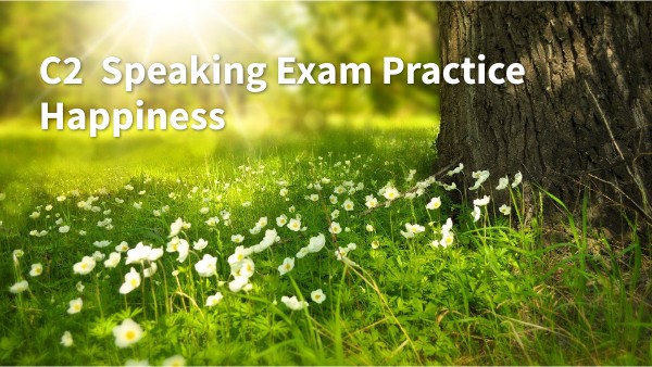 EOI CPR C2 Final Lesson (Money, Happiness, Speaking) | Genially