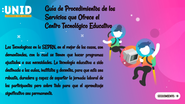 Guía de Procedimientos de los Servicios que Ofrece el CTE | Genially