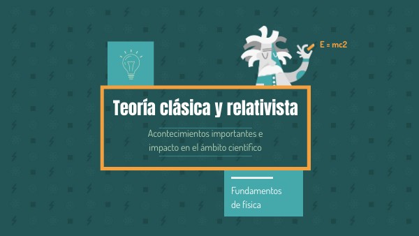 Teoría clásica y relativista | Genially