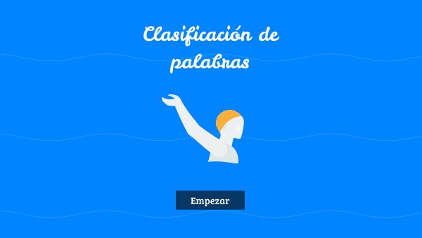 Clasificación de palabras | Genially