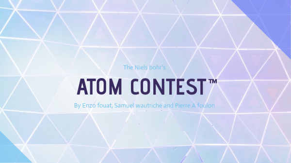 THE ATOM CONTEST