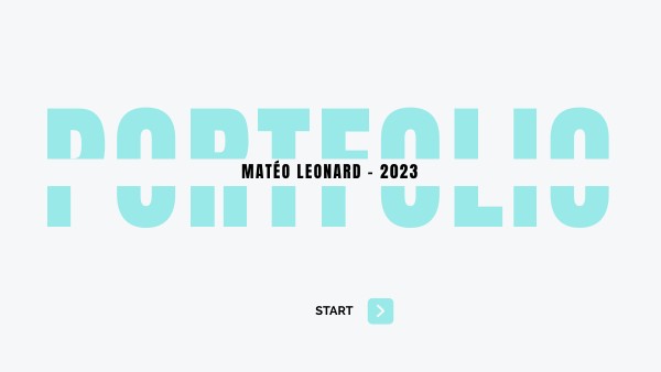 PORTFOLIO - Matéo 2023