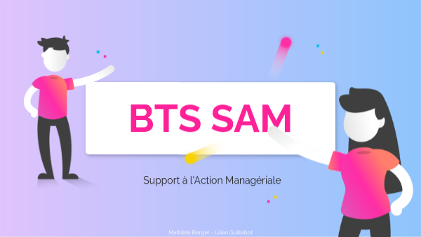Présentation BTS SAM | Genially