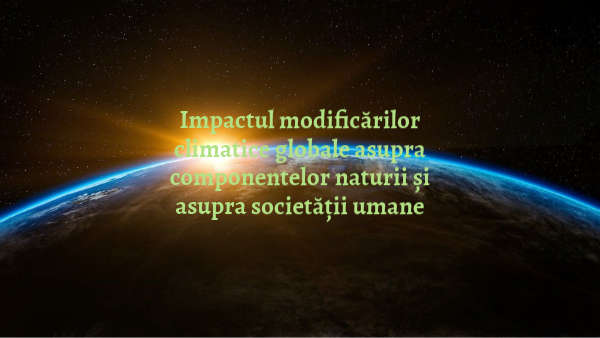 Schimbările climatice | Genially