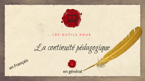 Continuité péda | Genially