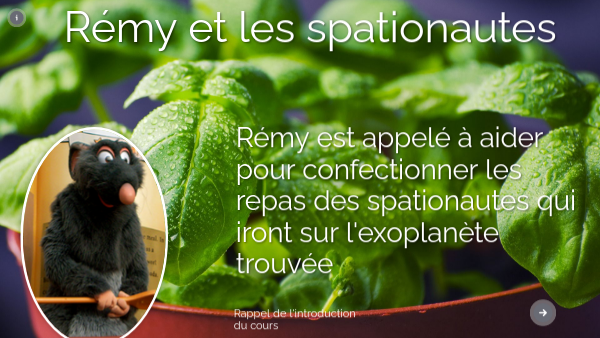 Rémy et les spationautes | Genially