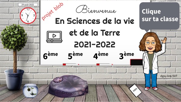 Classe virtuelle SVT2021-2022 | Genially