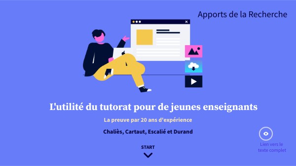UTILITÉ DU TUTORAT | Genially
