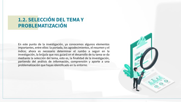 1.2. SELECCIÓN DEL TEMA Y PROBLEMATIZACIÓN | Genially