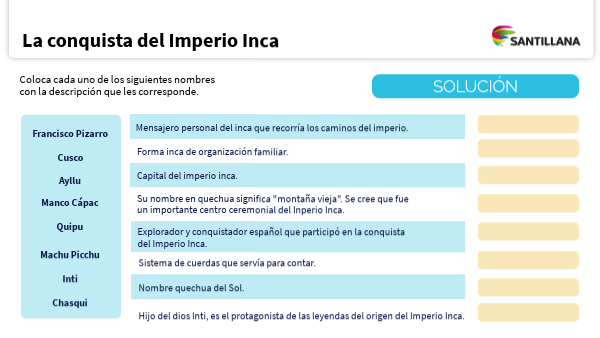 Soc5_U7_Compartir_La_Conquista_del_Imperio_Inca | Genially