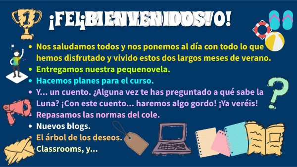 JUEGOS PARA EL PRIMER DÍA DE CLASE | Genially