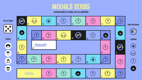 juego modals verbs | Genially