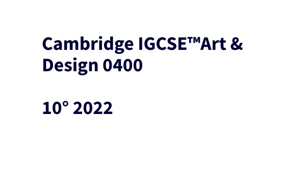 IGCSE Art & Design