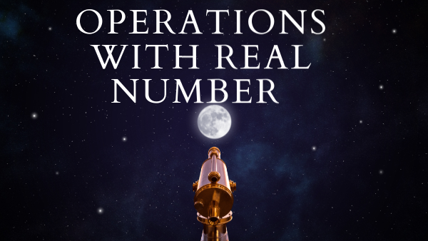 Real numbers