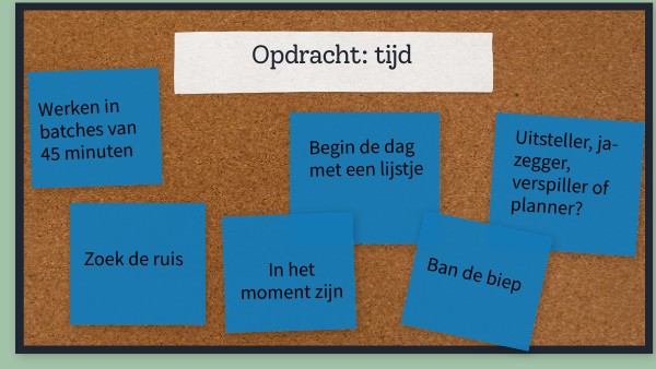 Opdracht: tijd | Genially