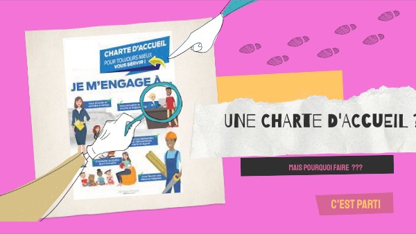 La charte d'accueil | Genially