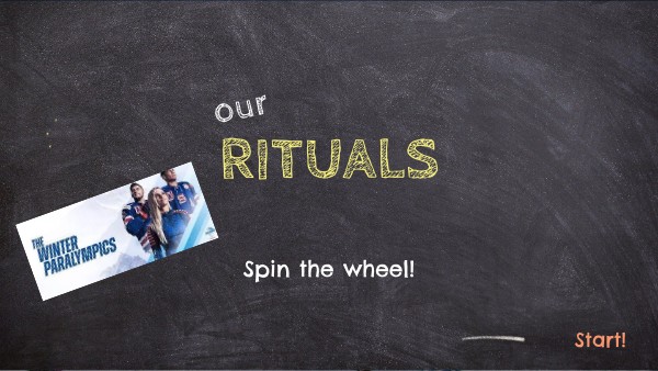 6eclass Mrs Gandy - RITUALS - Olympics and Paralympics
