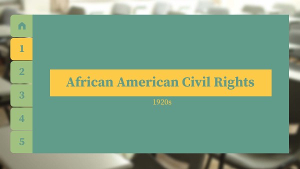 African American Civil Rights 1920s