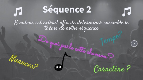 séquence 2, séance 1