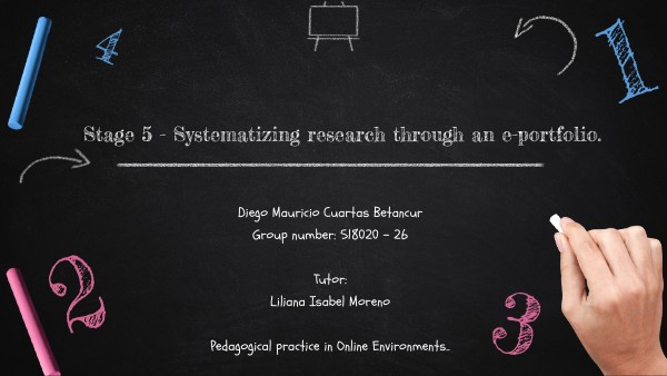 Stage 5 - E-portfolio - Diego Mauricio Cuartas Betancur | Genially