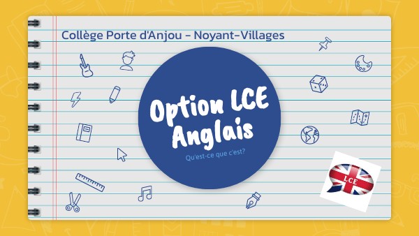 Option LCE Anglais 3ème | Genially