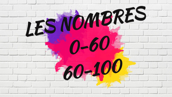 Les chiffres 0-100