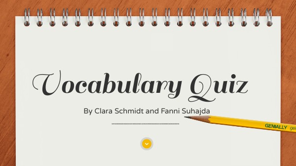 Vocab quiz | Genially