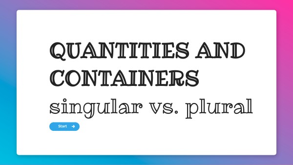quantities and containers s vs p | Genially