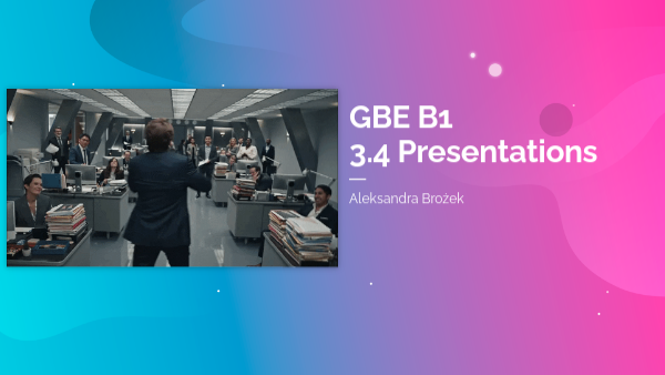 B1 3.4 Presentations | Genially
