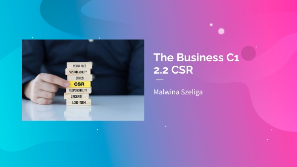 MSz TB C1 2.2 CSR | Genially