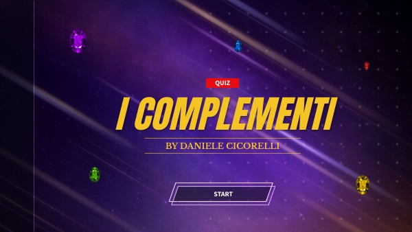 Quiz sui complementi | Genially