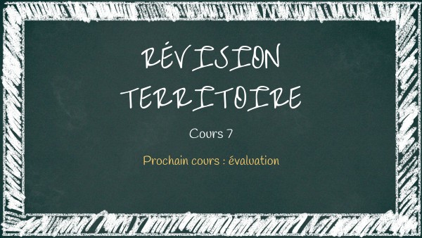 Cours 7 révision | Genially