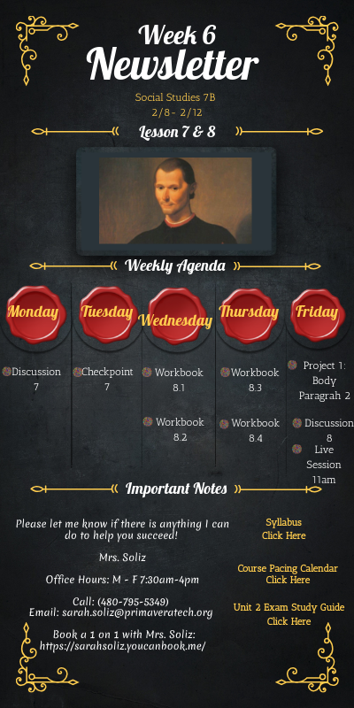 Soliz 7B Week 6 | Genially