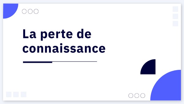 EC Perte de connaissance