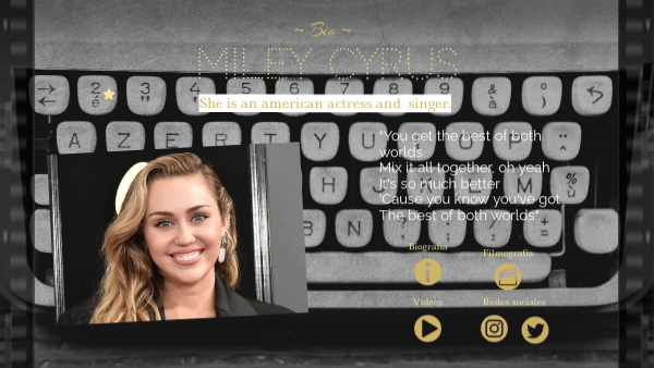 Miley Cyrus | Genially