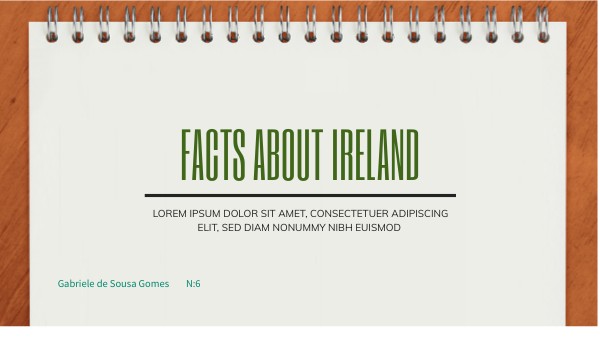 FACTS ABOUT IRELAND | Genially